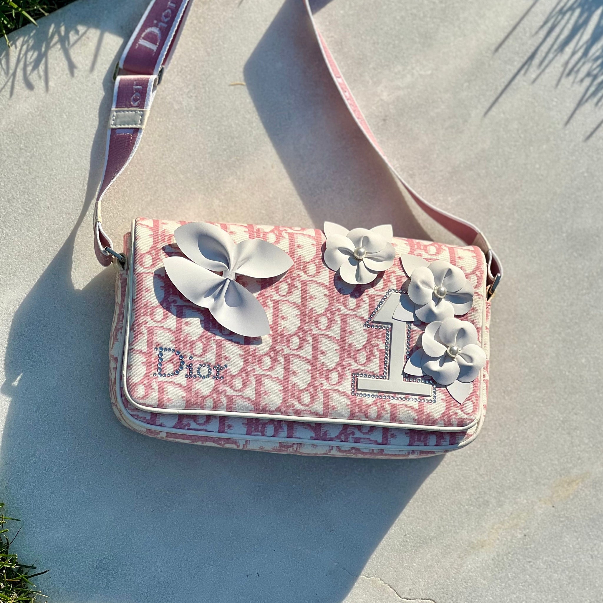 Christian Dior Girly Diorissimo Trotter Flap Bag