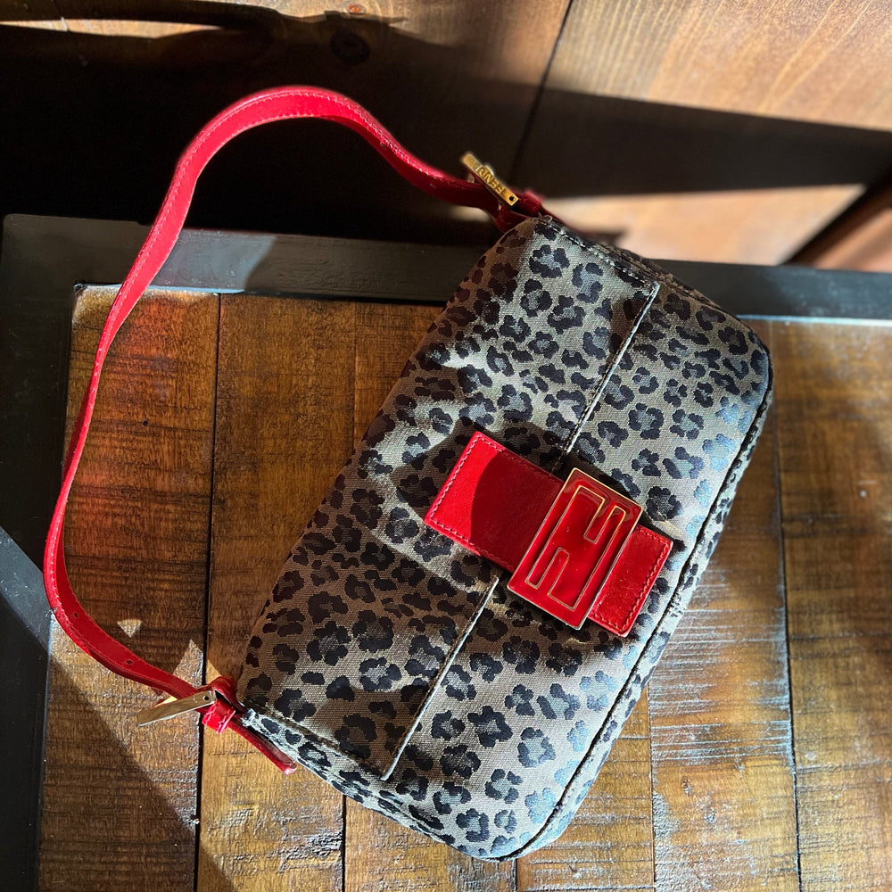 Fendi Leopard Baguette